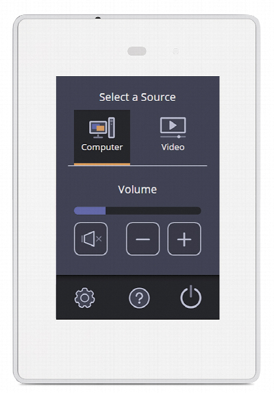 Extron 60-1667-03 -- 3.5-inch, Single-Gang, Wall-Mount Touch Panel ...